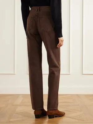 SLVRLAKE Phoenix Mid-rise Straight-leg Jeans