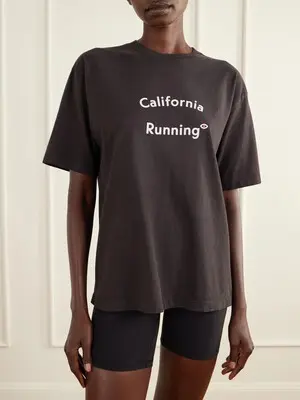DISTRICT VISION California Printed Cotton-jersey T-shirt