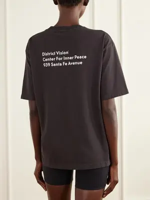 DISTRICT VISION California Printed Cotton-jersey T-shirt