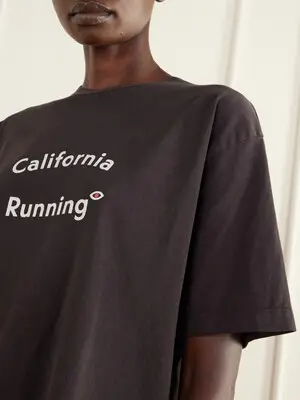 DISTRICT VISION California Printed Cotton-jersey T-shirt