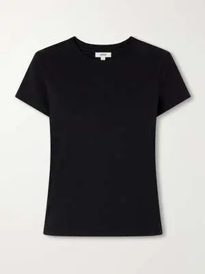 AGOLDE Adine Organic Cotton-jersey T-shirt - Black
