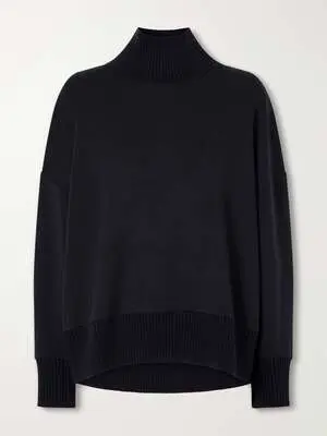 Varley Barker Oversized Cotton Turtleneck Sweater
