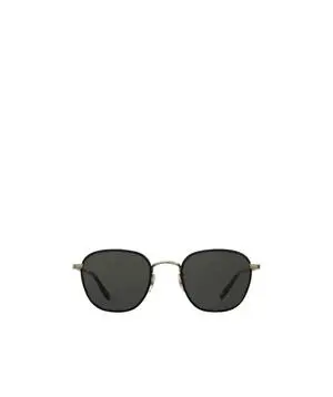 Garrett Leight Logo Sunglasses - Black