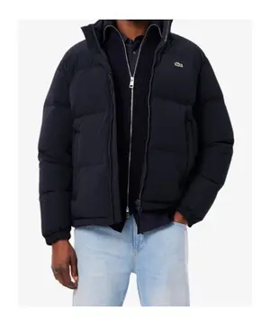 Lacoste Water-repellent Hooded Down Jacket