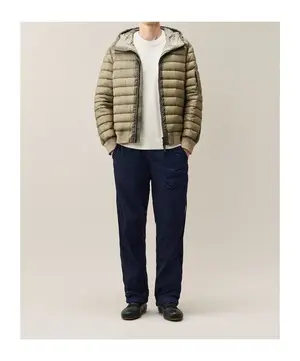 C.P. COMPANY Down Jacket With A Visor Hood