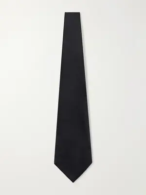 Dolce & Gabbana Silk-satin Tie - Black