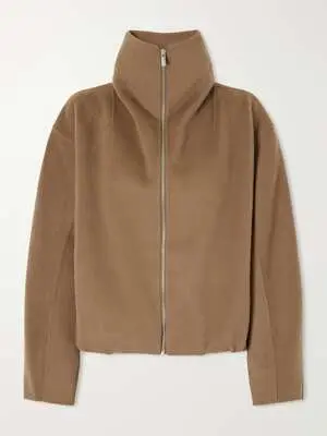 ALMADA Lindy Brushed Wool Coat - Tan