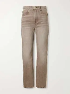 OSSOU Drift High-rise Straight-leg Jeans