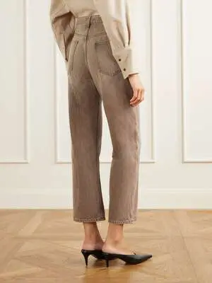 Ossou Drift High-rise Straight-leg Jeans