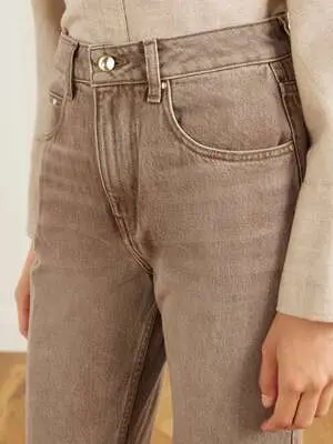 Ossou Drift High-rise Straight-leg Jeans
