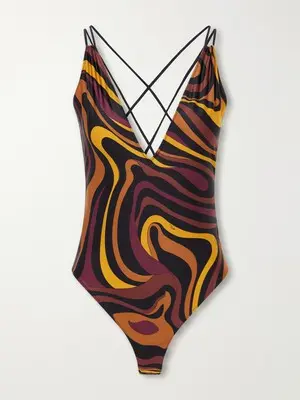 Emilio Pucci Printed Swimsuit - Multi