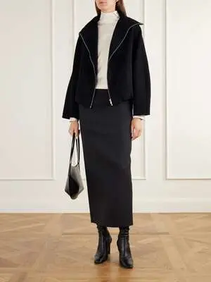 ALMADA Lindy Brushed Wool-blend Coat
