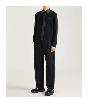Givenchy Mixed Media Button-up Cardigan