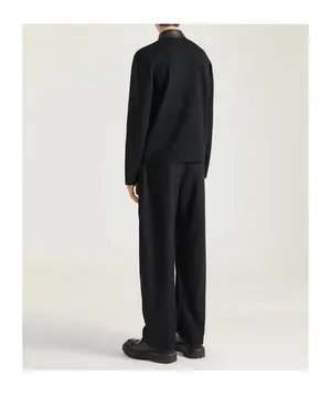Givenchy Mixed Media Button-up Cardigan
