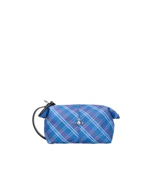 VIVIENNE WESTWOOD Checked Zip Shoulder Bag