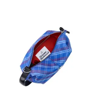 VIVIENNE WESTWOOD Checked Zip Shoulder Bag