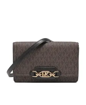 Michael Kors Heather Monogram Crossbody Bag