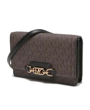Michael Kors Heather Monogram Crossbody Bag