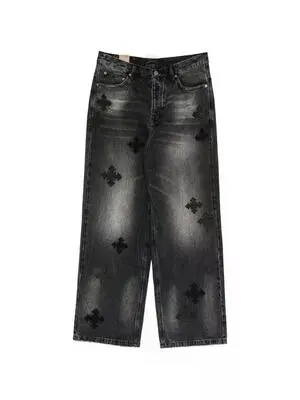 Ksubi Maxx Blakk Metal Kraftwerk Wide-leg Jeans
