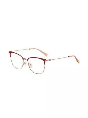 Tumi Squared-frame Glasses - Gold