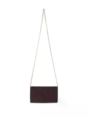 JIMMY CHOO Chain-strap Suede Shoulder Bag