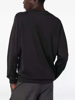ROBERTO COLLINA Fine-knit Crew-neck Sweater