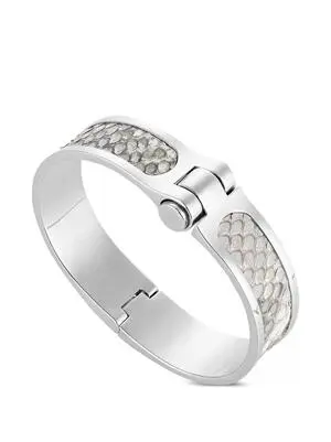 KWANPEN Python-panelled Hinged Bracelet