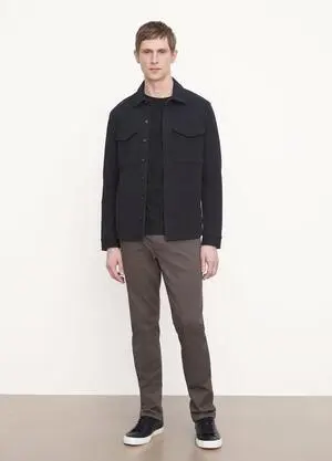 Vince Double-knit Overshirt Jacket
