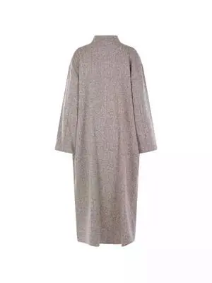 Dusan High-neck Herringbone Coat