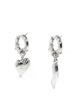 VIVIENNE WESTWOOD Della Mismatched Hoop Earrings