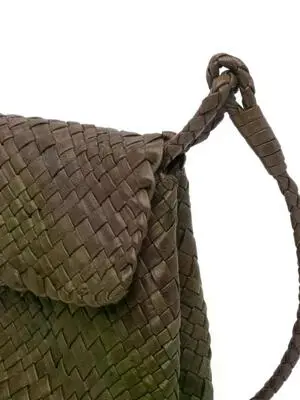 IBELIV Romance Woven Leather Shoulder Bag