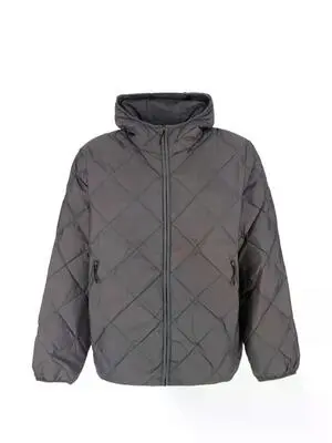 HIKING PATROL Quilted Hooded Jacket - Grey