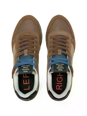 SUN 68 Logo-embroidered Panelled Sneakers