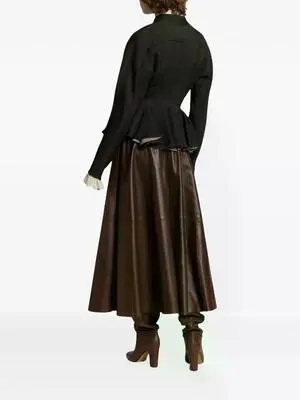 Alberta Ferretti Peplum Wrap Jacket