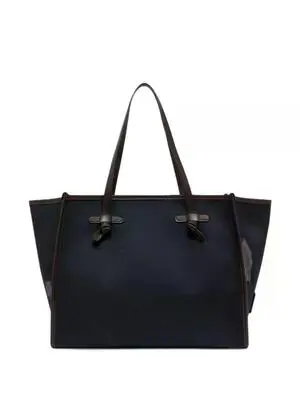 GIANNI CHIARINI Marcella Leather-trim Tote Bag - Blue