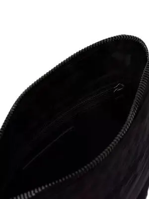 Emporio Armani Monogram-pattern Logo-plaque Messenger Bag