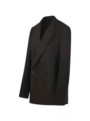 LEMAIRE Double-breasted Tailored Jacket In Tropical Wool Blend
