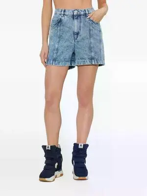 MARANT ETOILE Joely Panelled Denim Shorts