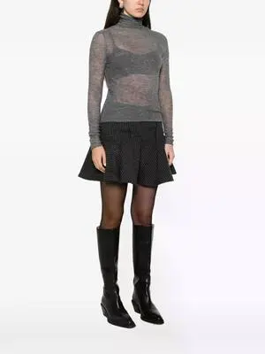 Majestic Filatures Sequin-embellished Roll-neck T-shirt