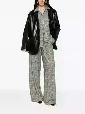 Ermanno Scervino Sequin-embellished Herringbone Shirt
