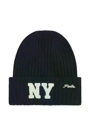 Polo Ralph Lauren Ny Rib-knit Beanie - Blue