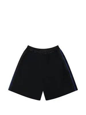 WALES BONNER Form Side-stripe Track Shorts - Black