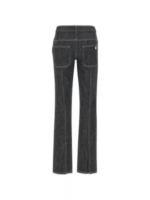 Courreges Embroidered Jeans For Women