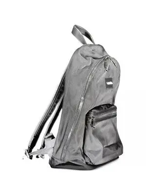 Calvin Klein Logo-patch Zip-around Backpack - Grey