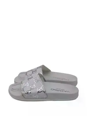 Valentino Garavani Monogram Slide Sandals