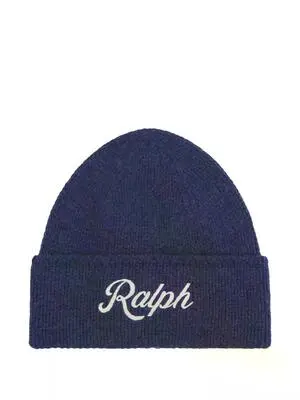 Polo Ralph Lauren Ralph Logo-embroidered Beanie - Blue