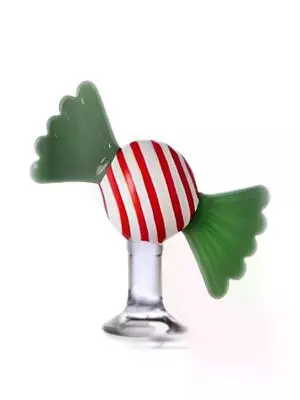 ICHENDORF MILANO Candy-detail Glass Bottle - White