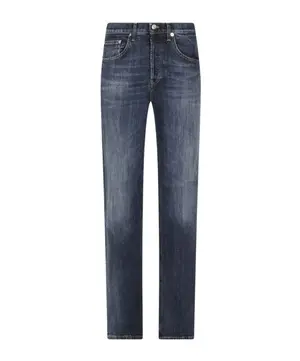 DONDUP Faded-detail Denim Trousers - Blue