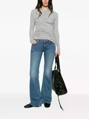 MOTHER The Jinx Heel Flared Jeans - Blue