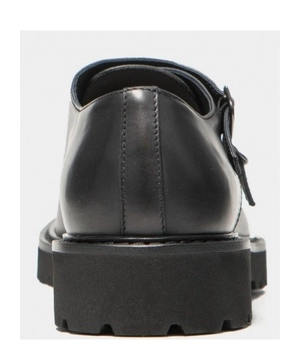 DOUCAL'S Double-buckle Almond Toe Monk Shoes